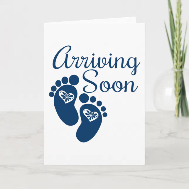 Arriving Soon Announcement | Zazzle