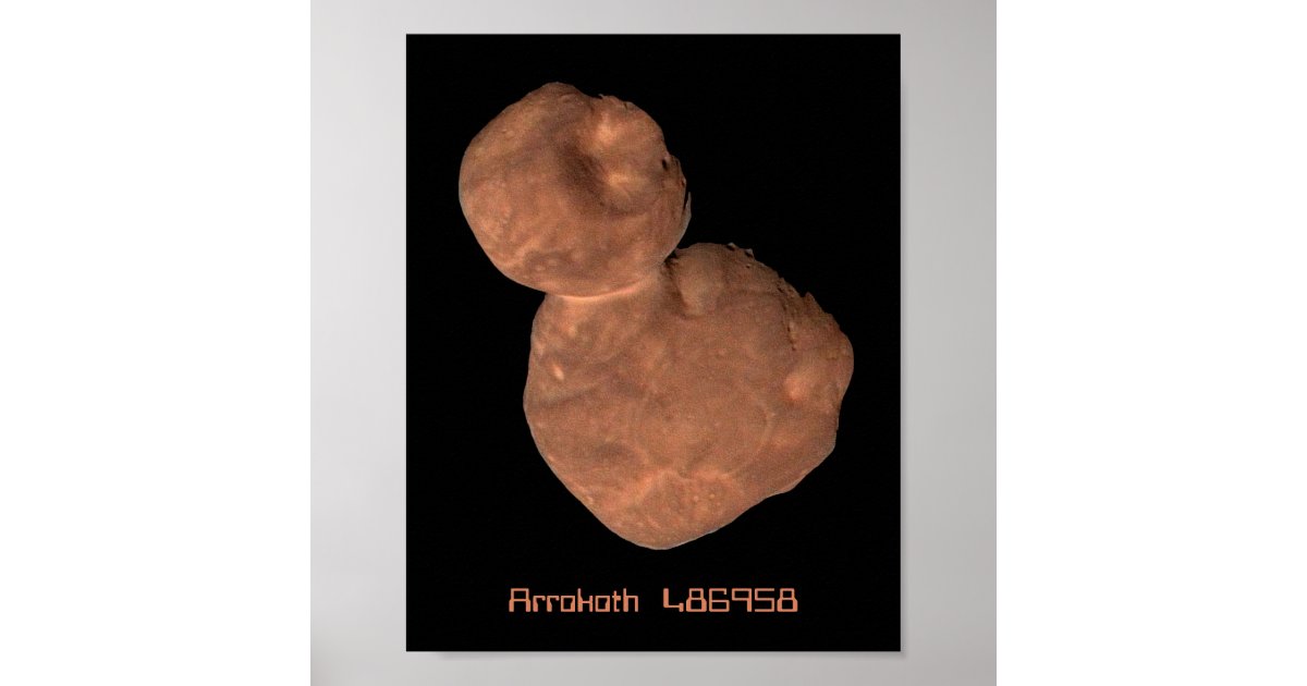 Arrokoth Kuiper Belt Object Poster | Zazzle