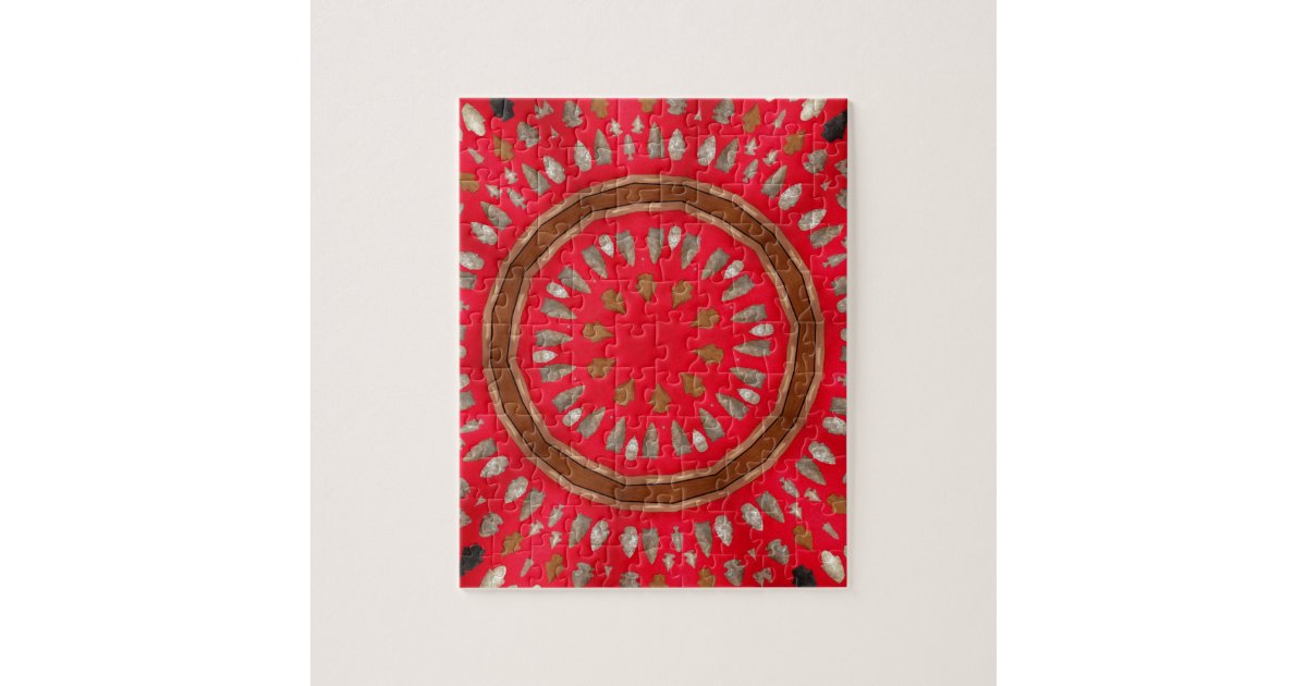 arrowhead pattern jigsaw puzzle | Zazzle