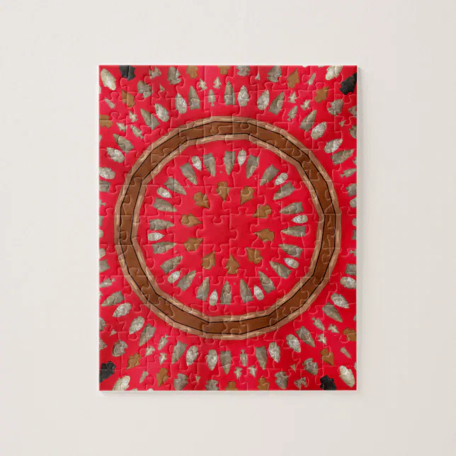arrowhead pattern jigsaw puzzle | Zazzle