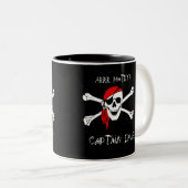 ARRR Matey Personalized Pirate Skull Crossbone Mug | Zazzle