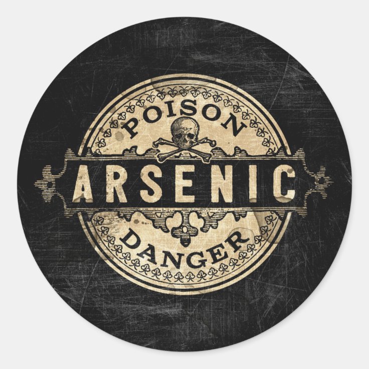 Arsenic Vintage Style Poison Label | Zazzle