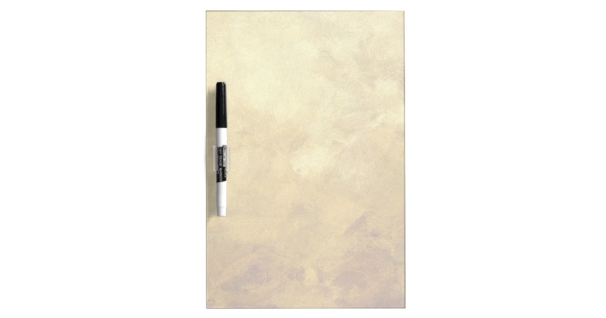 art abstract painted background in golden color dry erase board | Zazzle