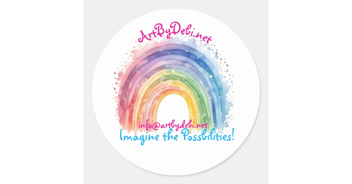 Art By Debi, Sticker | Zazzle