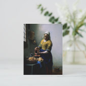 Art Card - "The Kitchen Maid" by Johannes Vermeer | Zazzle