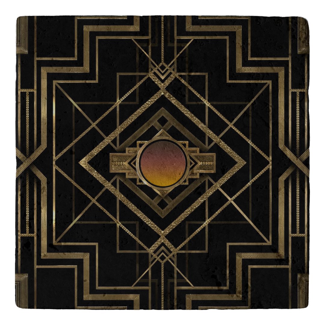 Art Deco Antique Gold Trivet | Zazzle