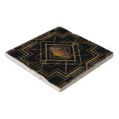Art Deco Antique Gold Trivet | Zazzle