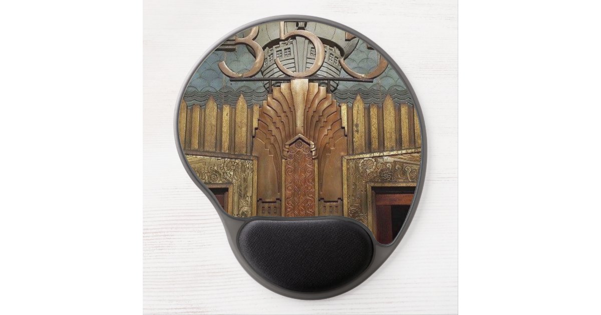 art deco, art nouveau, vintage,original,elevator,d gel mouse pad | Zazzle