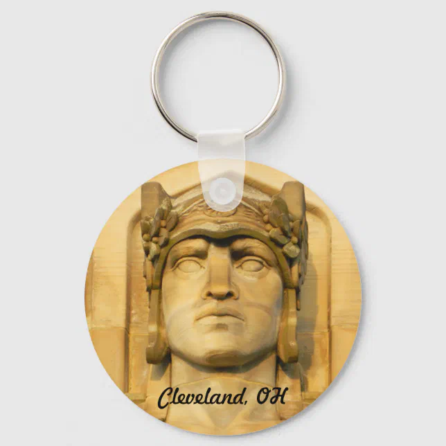 Art Deco Bridge Guardian(Cleveland) Keychain | Zazzle