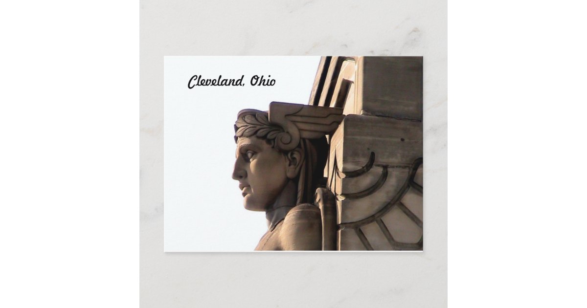 Art Deco Bridge Guardian(Cleveland) Postcard | Zazzle