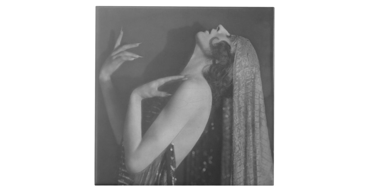 Art Deco Dancer Kyra #1 Ceramic Tile | Zazzle