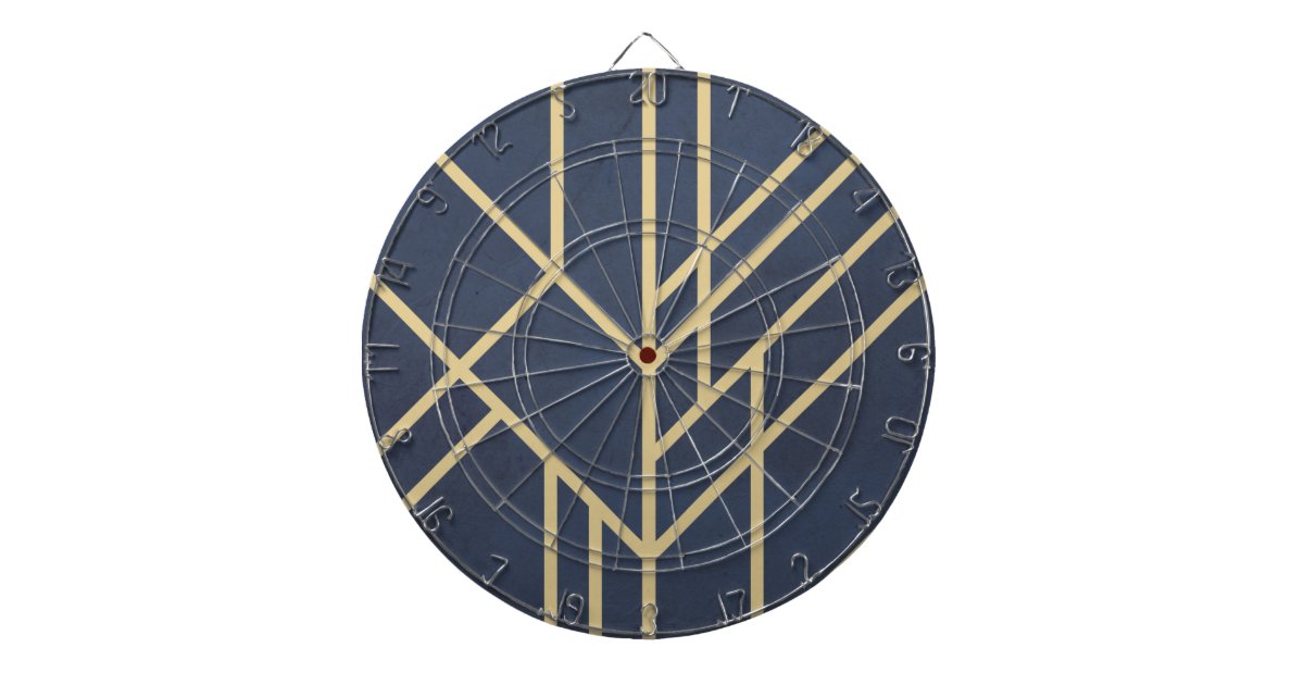 Art Deco design Dart Board | Zazzle