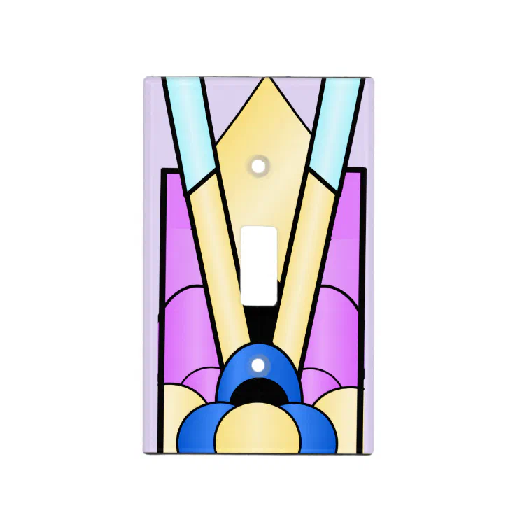 Art Deco Design Light Switch Cover | Zazzle