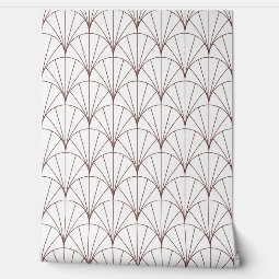 Art Deco Fan Pattern Wallpaper | Zazzle