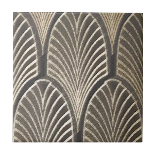 Art Deco Fan Tile | Zazzle