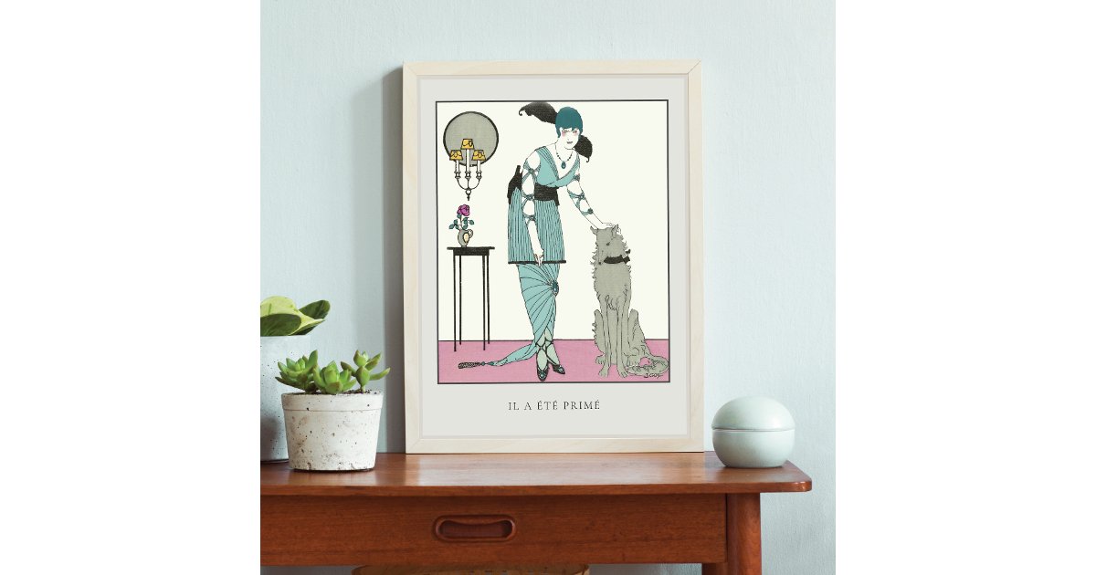 Art Deco Fashion Javier Gose Poster | Zazzle
