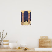 Art Deco Fine Dining Poster | Zazzle