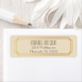 art deco frame label | Zazzle