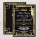 Art Deco Gatsby Roaring 20s Murder Mystery Party Invitation | Zazzle