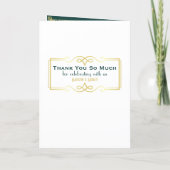 Art Deco Gold Green Entourage Order of Ceremony Program | Zazzle