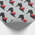 Art Deco High Heel Shoe Fashion Wrapping Paper | Zazzle