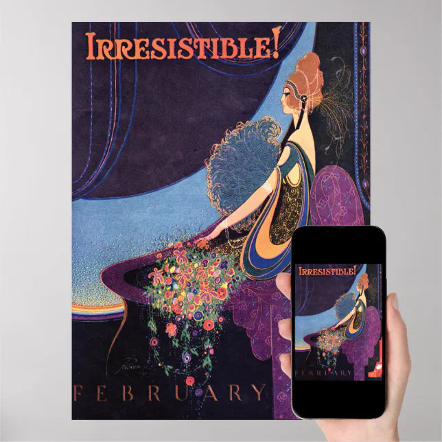 Art Deco Irresistible Mavis Perfume Poster | Zazzle