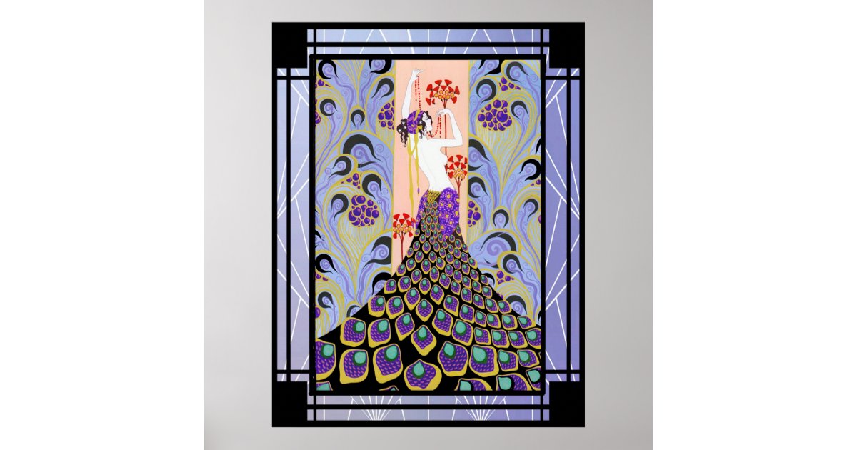 Art Deco - La Contessa Poster | Zazzle