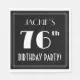 Art Deco Look 76th Birthday Party With Custom Name Napkins | Zazzle