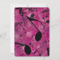 Art Deco Music Notes - Create Your Own Wedding Invitation | Zazzle