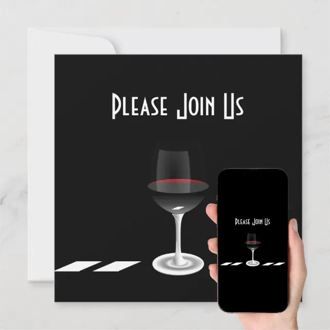 Art Deco Party Invitation Please Join Us Custom | Zazzle