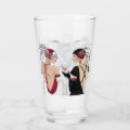 Art Deco retro vintage ladies Glass | Zazzle