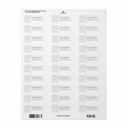 Art Deco Return Address Labels | Zazzle