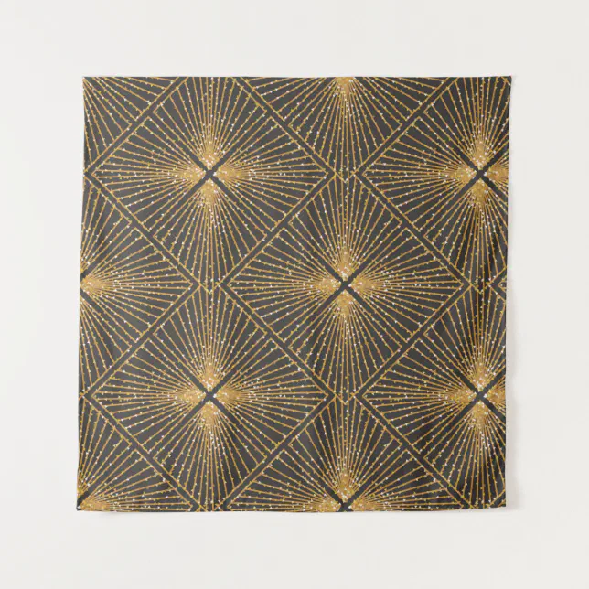 Art Deco Seamless Geometric Pattern. Elegant Wallp Tapestry | Zazzle
