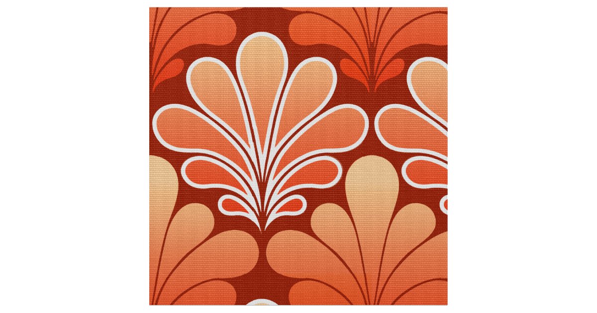 art deco shell pattern
