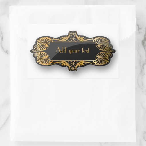Art déco sticker | Zazzle