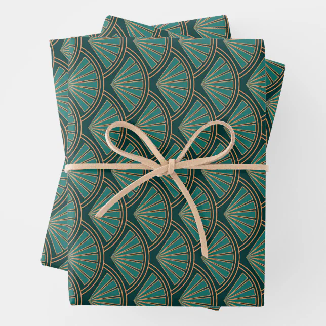 dark teal patterned sheets