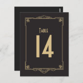 Art Deco Style Table Numbers | Zazzle