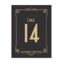 Art Deco Style Table Numbers | Zazzle