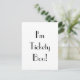 Art Deco Tickety Boo Typography Postcard | Zazzle