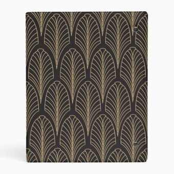 Art Deco Wedding Mini Binder | Zazzle
