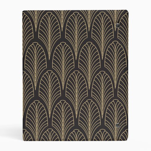 Art Deco Wedding Mini Binder | Zazzle