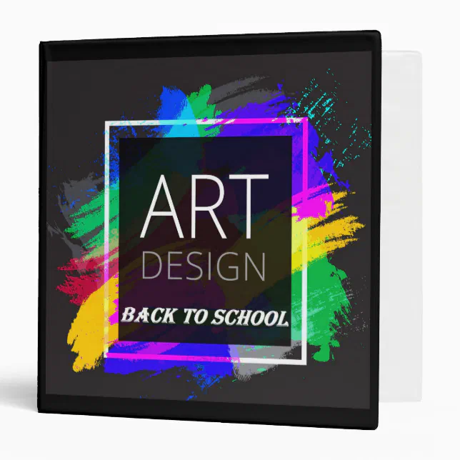Art & Design 3 Ring Binder | Zazzle