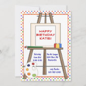 Art Easel Invitation | Zazzle