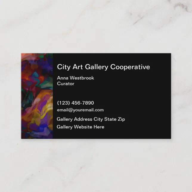 Art Gallery Cooperative Business Cards | Zazzle