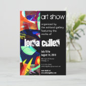 art gallery invitation | Zazzle