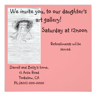 Art Gallery Invitations & Announcements | Zazzle
