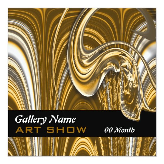 Art gallery show CUSTOMIZABLE Invitation | Zazzle.com