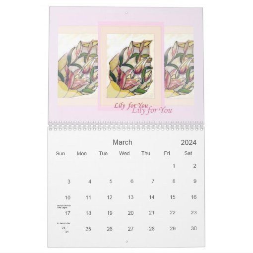 Art Glass Pictures of Stained Glass (2011) Calendar | Zazzle