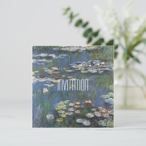 Art Monet Classic Invitation | Zazzle