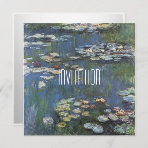 Art Monet Classic Invitation | Zazzle